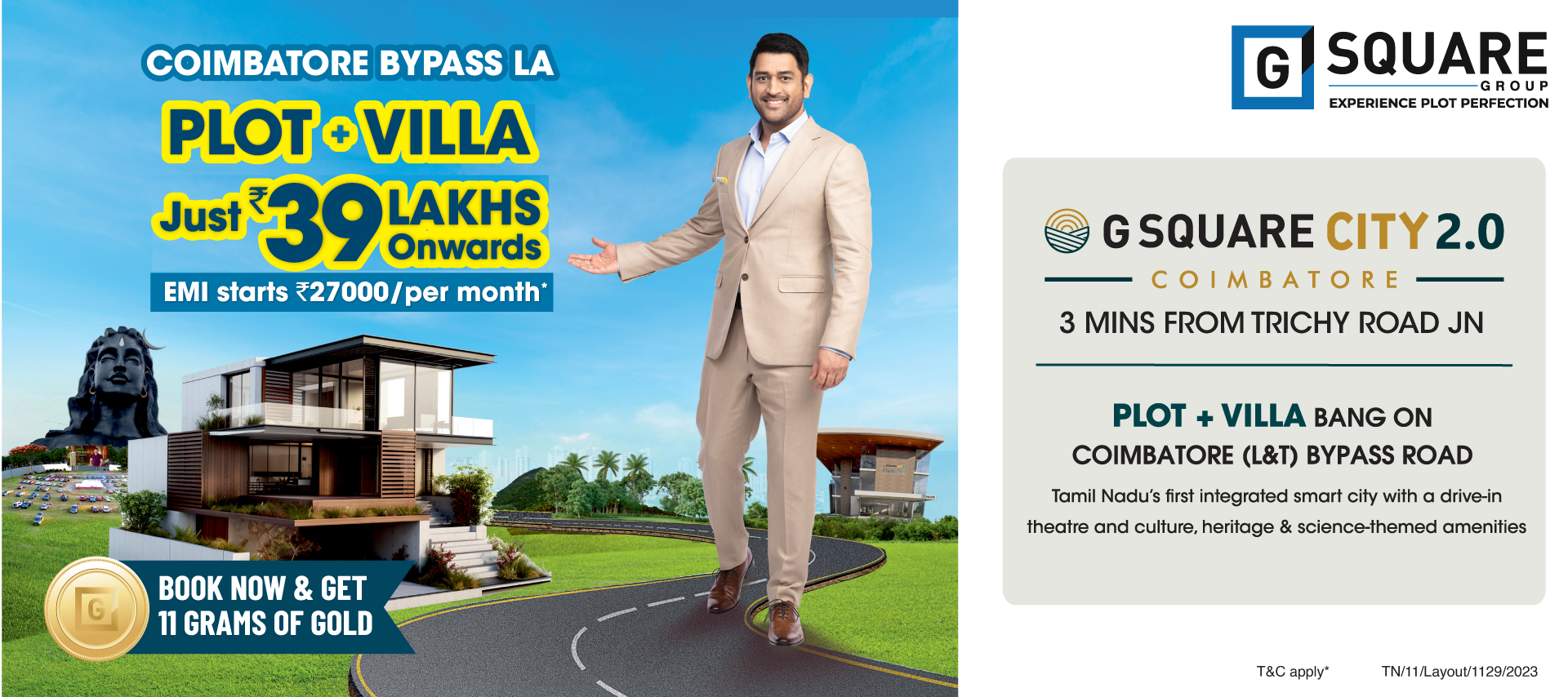 Plots for Sale in L&T Bypass